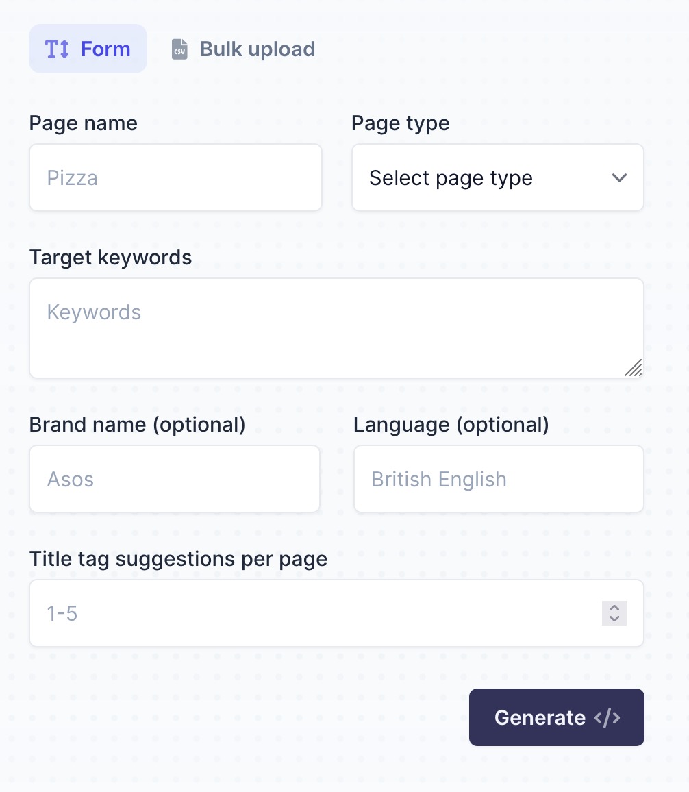 AI Title Tag Generator – SEO Toolbelt